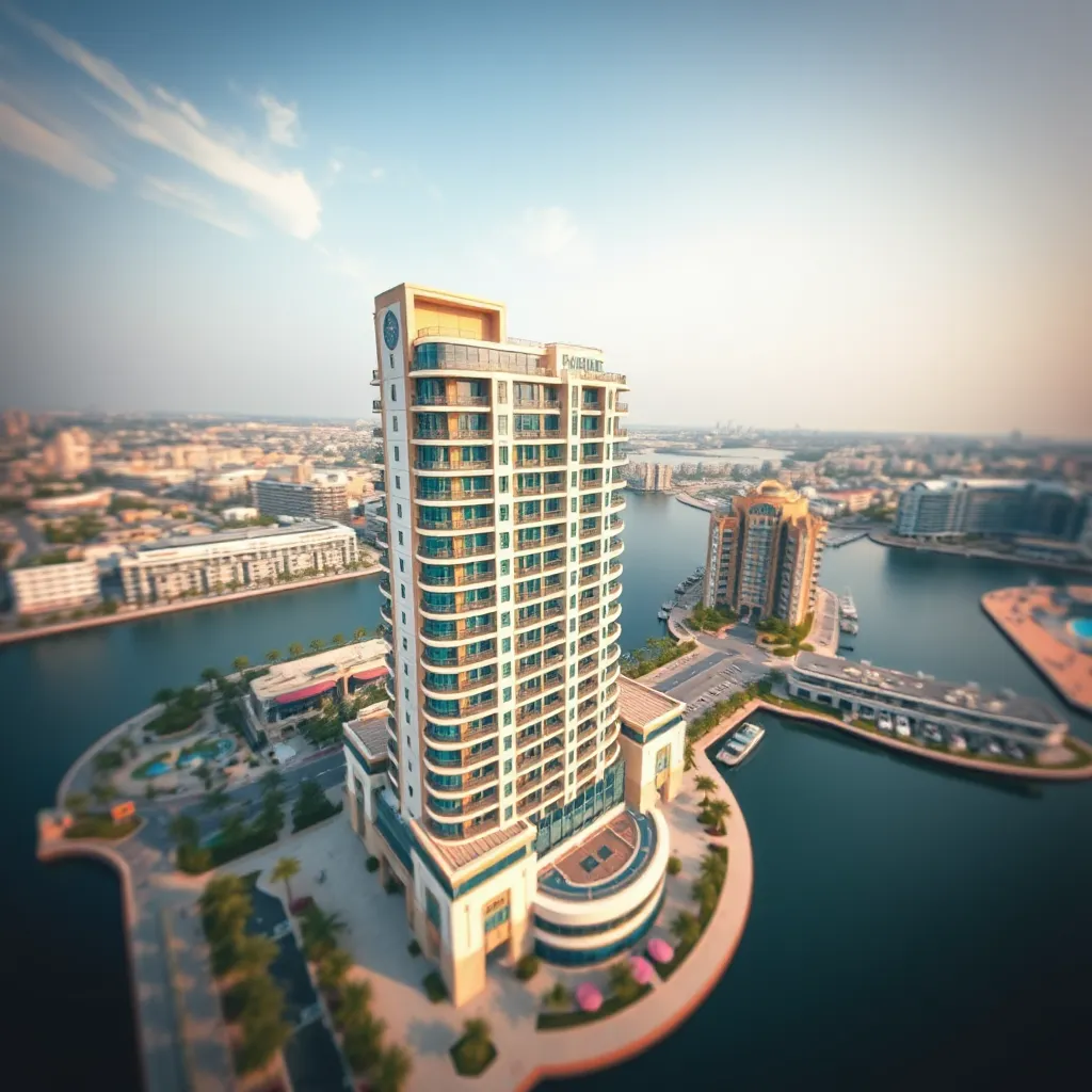 Examining the Marina Park Building in Dubai