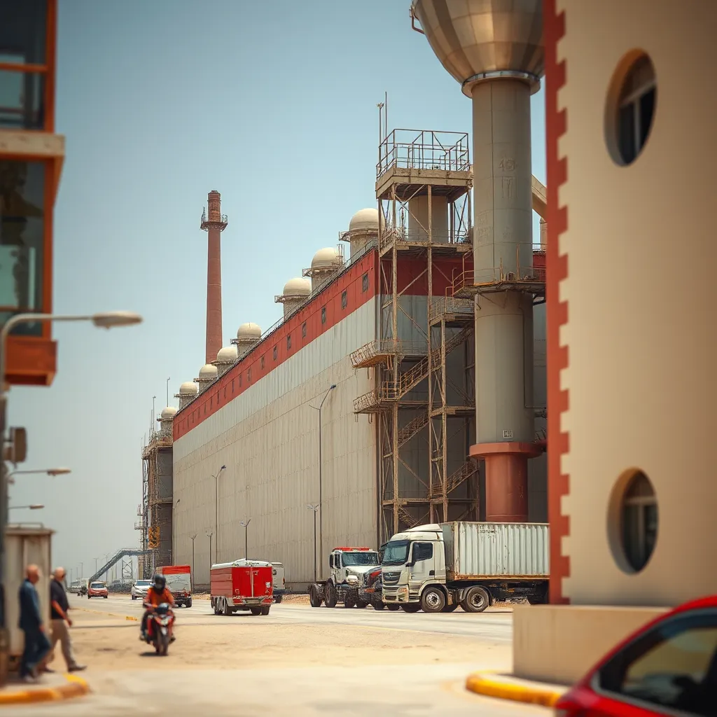 The Industrial Landscape of Al-Mafraq in Dubai